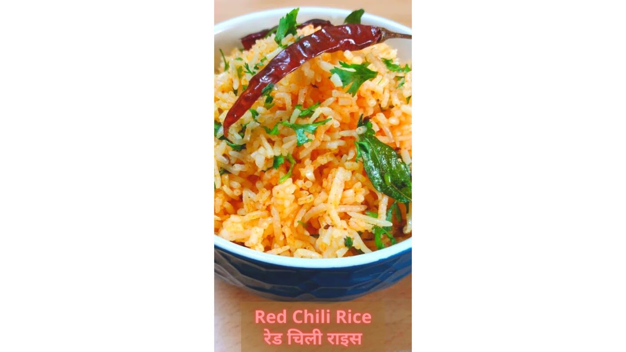 How To Make Red Chilli Rice | Easy Recipes From Leftover Rice | Bhagaz ...