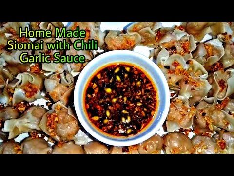 HOME MADE SIOMAI | SIOMAI WITH CHILI GARLIC SAUCE | Prin Victor - Chili ...