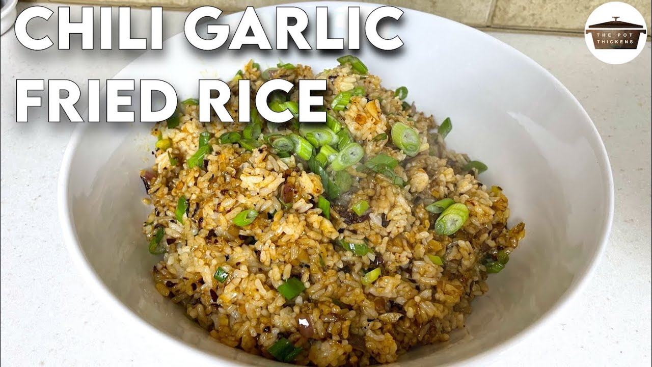 Chili Garlic Fried Rice Recipe (quick and easy) - Chili Chili