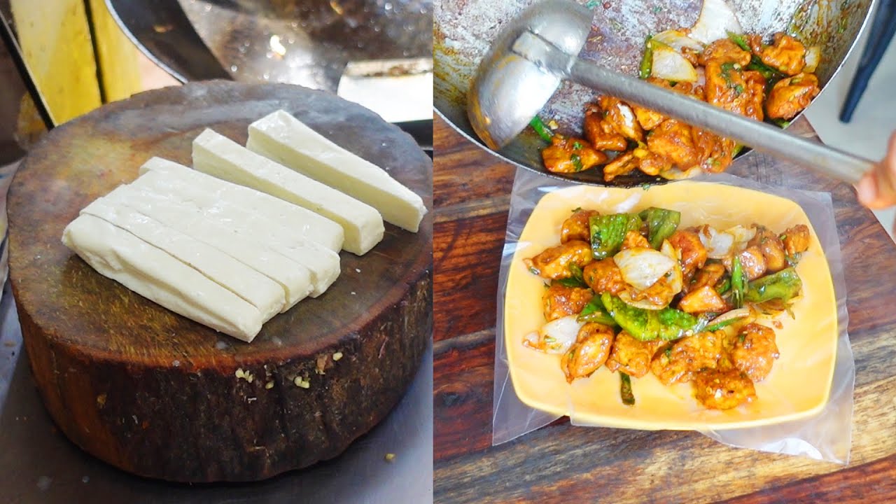 Chilli Paneer Making | Chef Salim Making Delicious Chilli Paneer ...