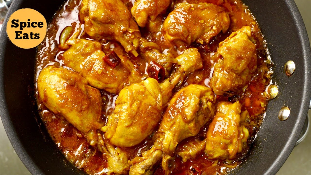 LOW SPICE MILD CHICKEN CURRY | SIMPLE CHICKEN CURRY RECIPE | CHICKEN ...