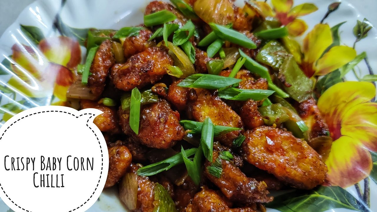 Crispy Baby Corn Chilli | Crispy Baby Corn Recipe | Baby Corn ...