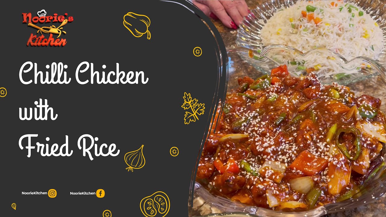 CHILLI CHICKEN FRIED RICE RECIPE | CHILLI CHICKEN | RESTAURANT STYLE ...
