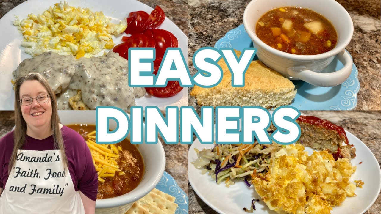 4 EASY PANTRY DINNER IDEAS | WHAT'S FOR DINNER? | EASY WEEKNIGHT MEALS ...