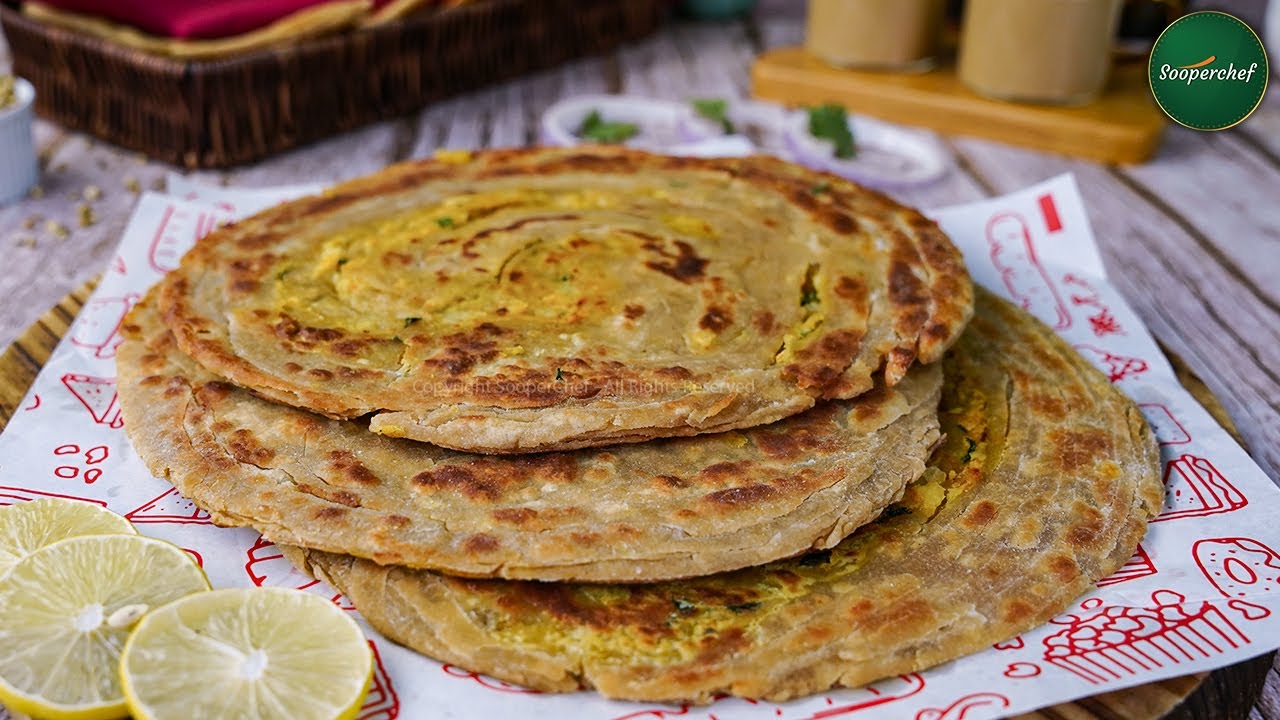 Aloo Lacha Paratha Recipe by SooperChef | Sehri Recipes (Ramzan Special ...