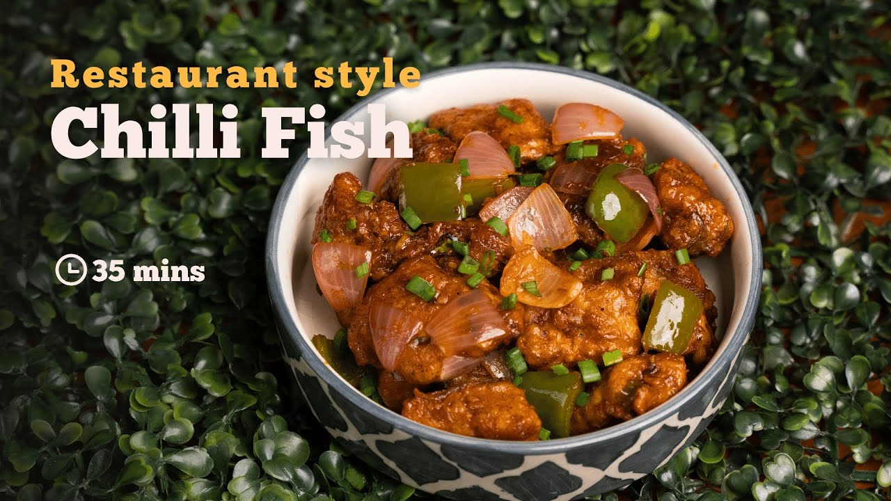 Crispy Chilli Fish Recipe | Restaurant Style Chilli Fish | Tasty ...