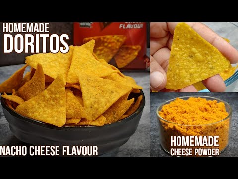 How to Make DORITOS at Home ! Perfect NACHOS Recipe With Homemade ...