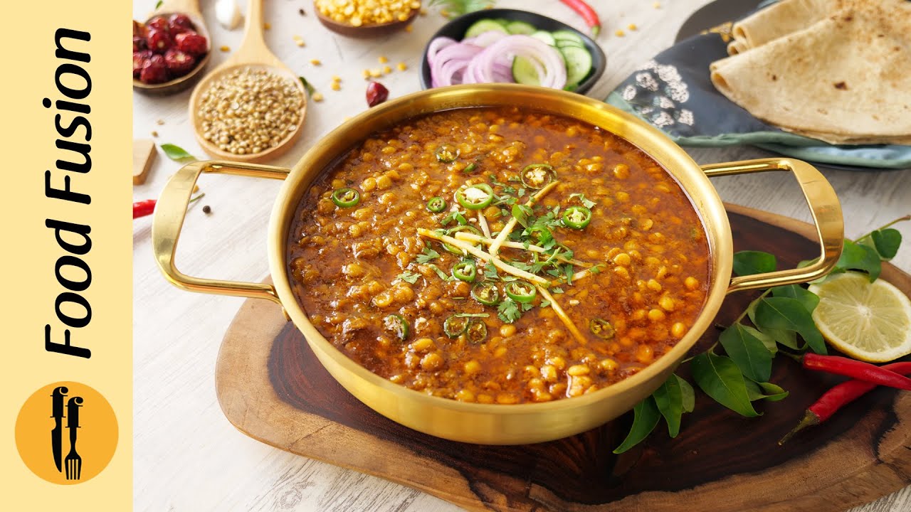 Chatpatti Chana Daal Recipe By Food Fusion - Chili Chili