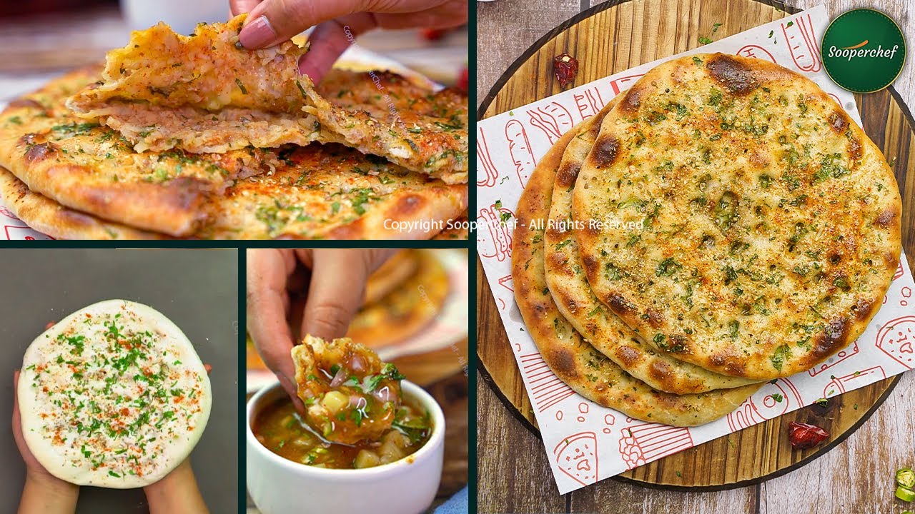 Amritsari kulcha | Aloo Kulcha Recipe | Stuff Kulcha | SooperChef ...