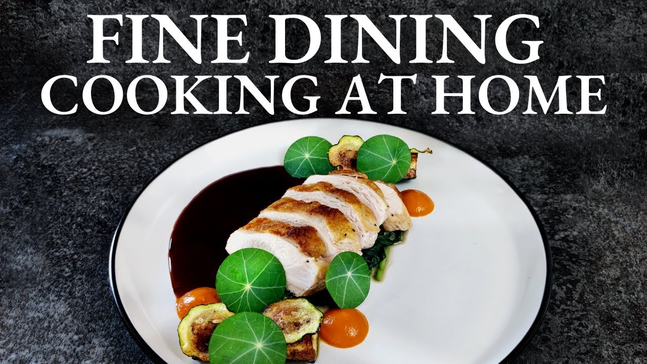 Fine dining CRISPY SKIN CHICKEN recipe | Ratatouille Style - Chili Chili