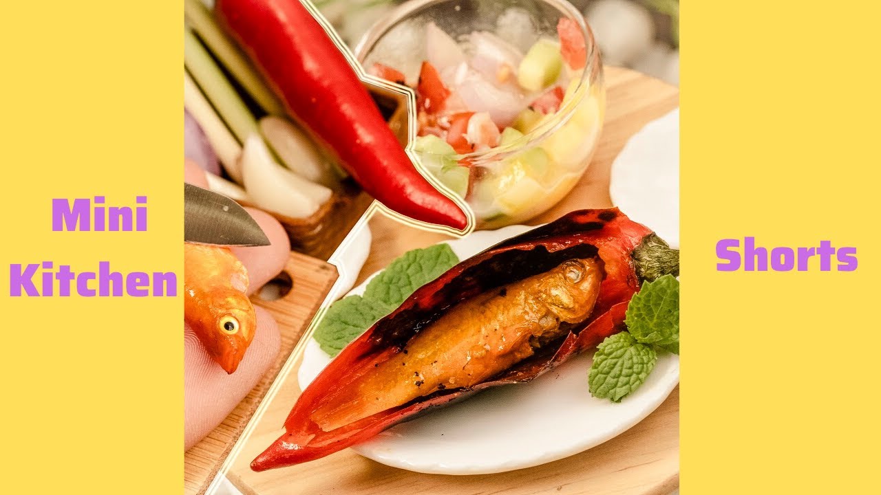 Awesome Miniature Fish With Chili Recipe l Miniature Cooking Tiny Food ...