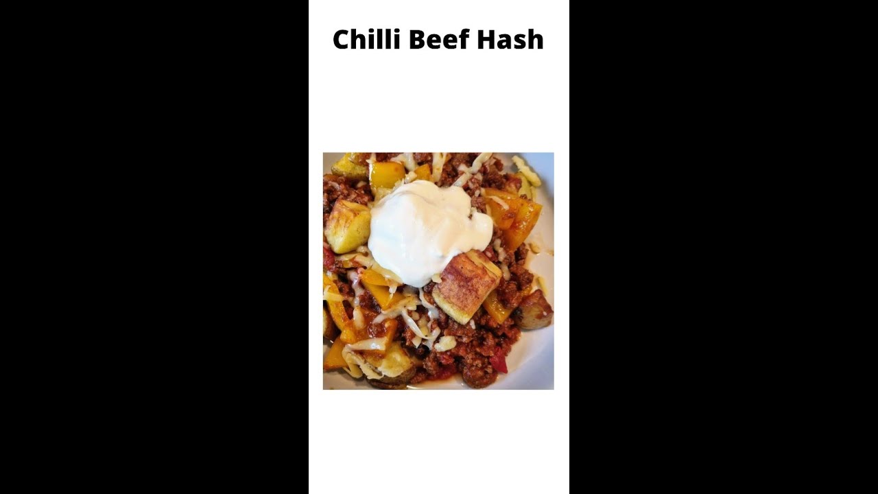 An Easy Recipe Chilli Beef Hash-How To Cook Chilli Beef #shorts - Chili ...