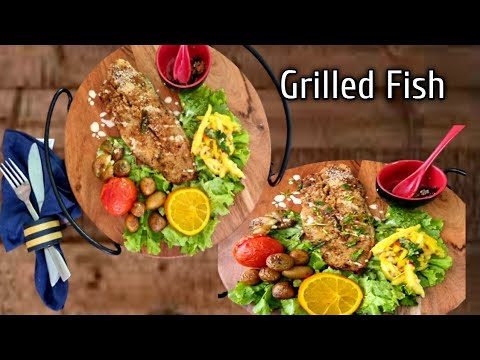Grilled Fish With Chili Garlic Butter | Easy Grilled Fish Recipe ...