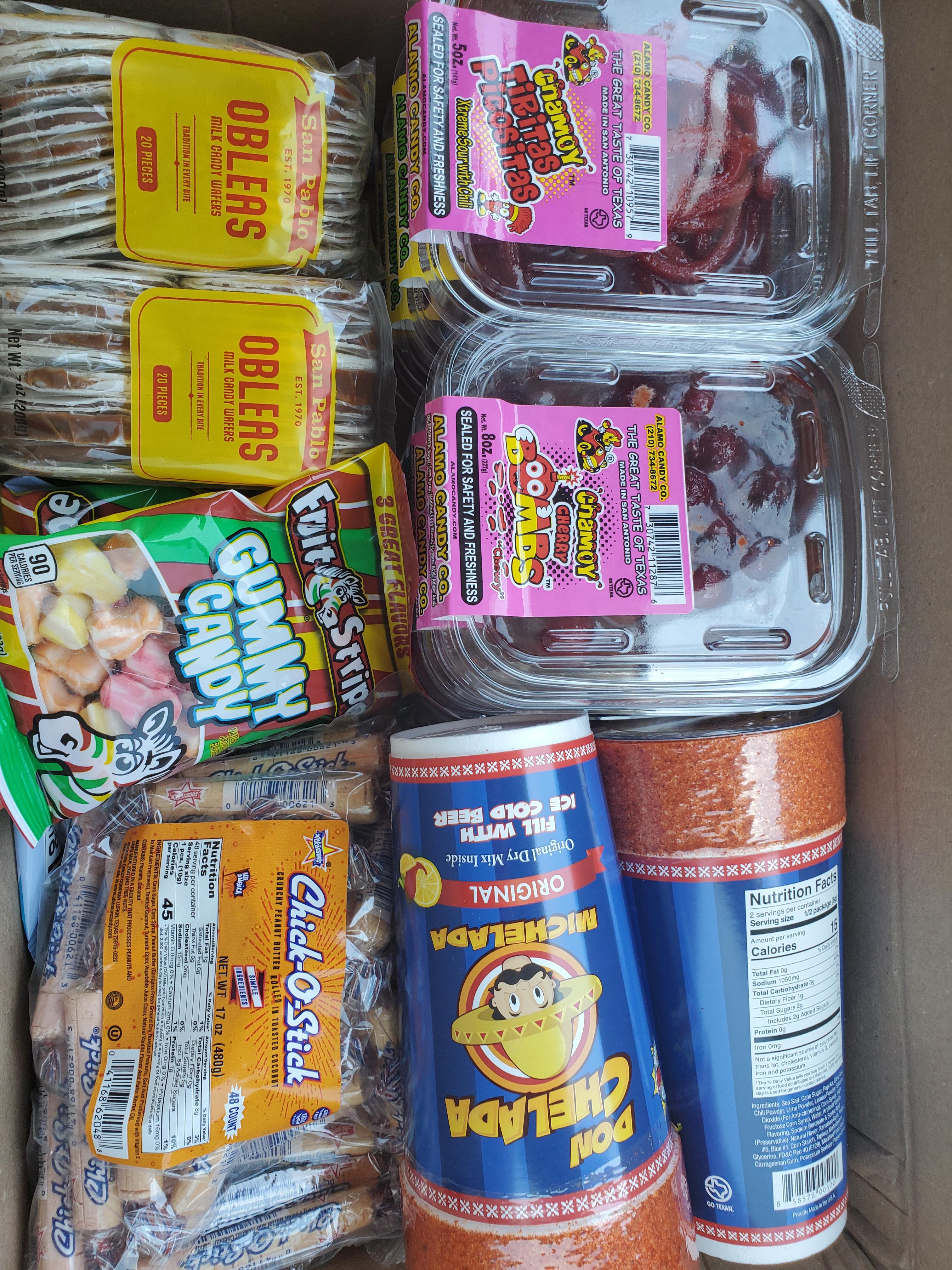 So much Chamoy and taqin at Alamo Candy. - Chili Chili