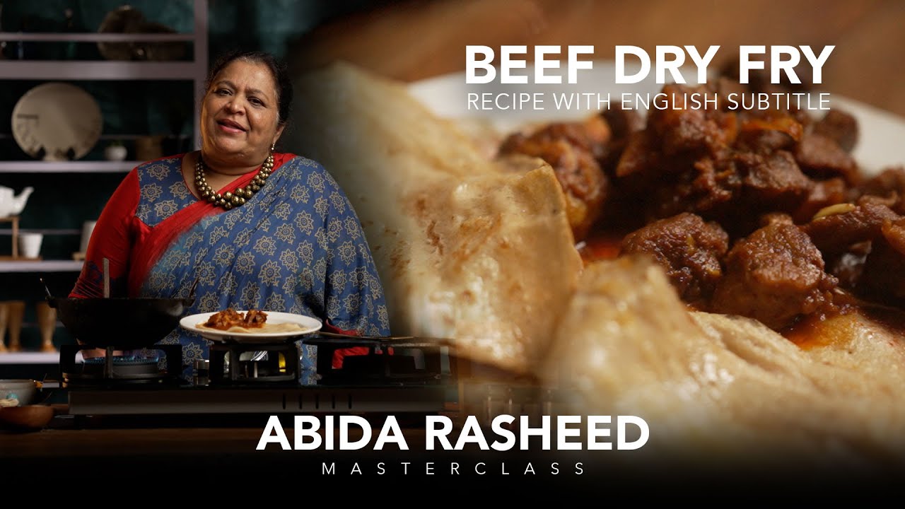 Abida Rasheed Easy Beef Dry Fry Recipe | Cooking Masterclass With ...