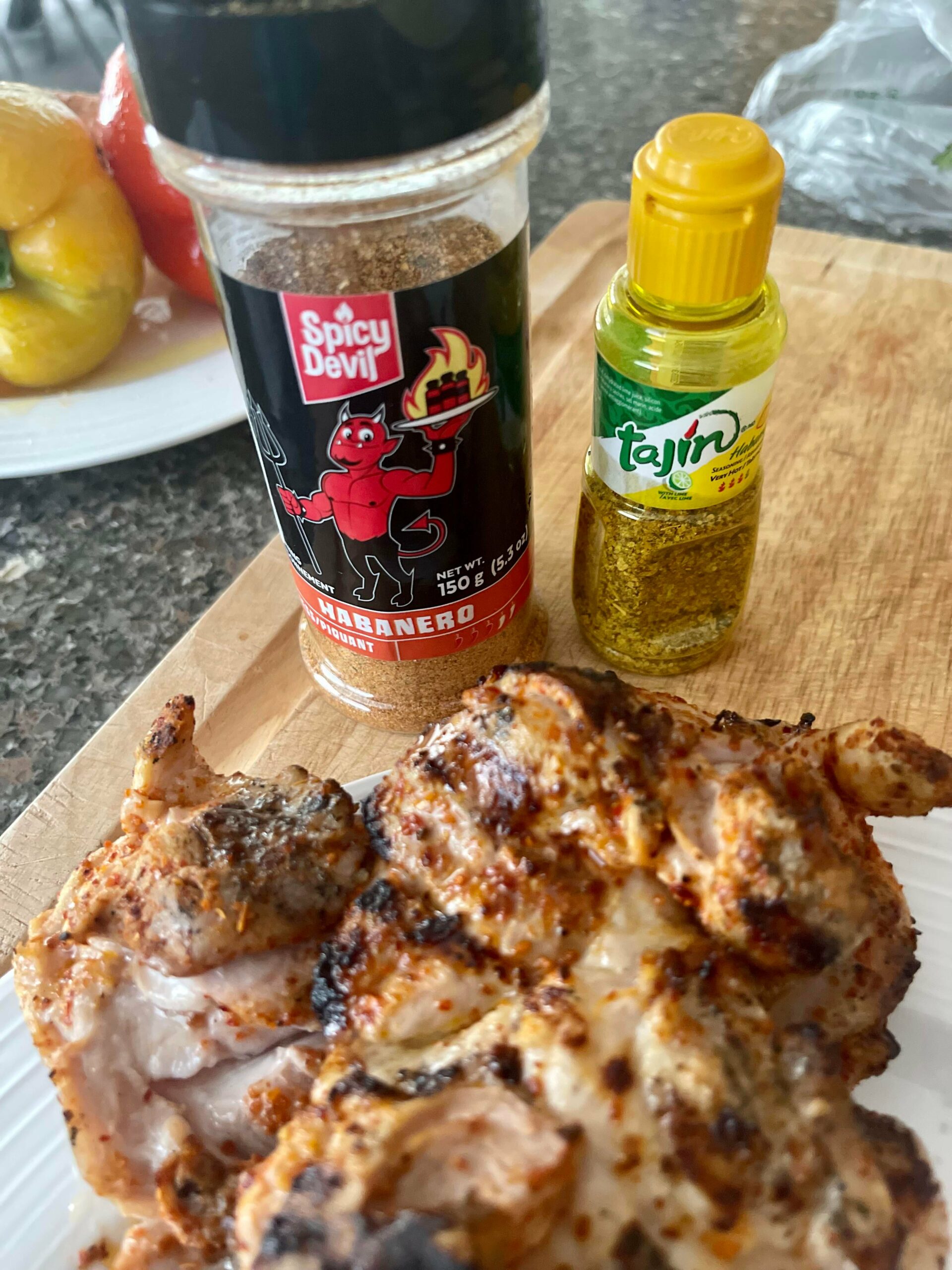 Spicy devil, tanjin habanero chicken. Daaaamnnn. - Chili Chili