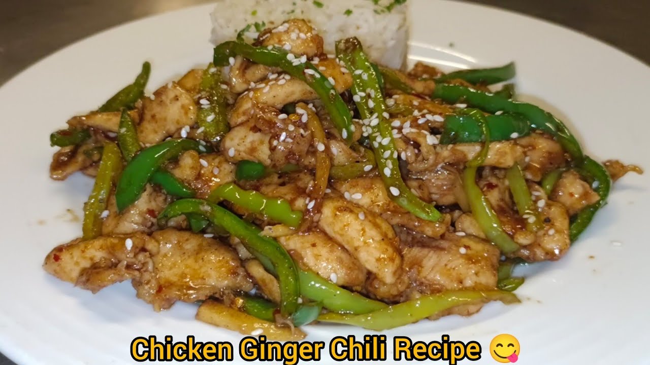 Chicken Ginger Chili Restaurant Style | Ginger Chili Chicken | Perfect ...