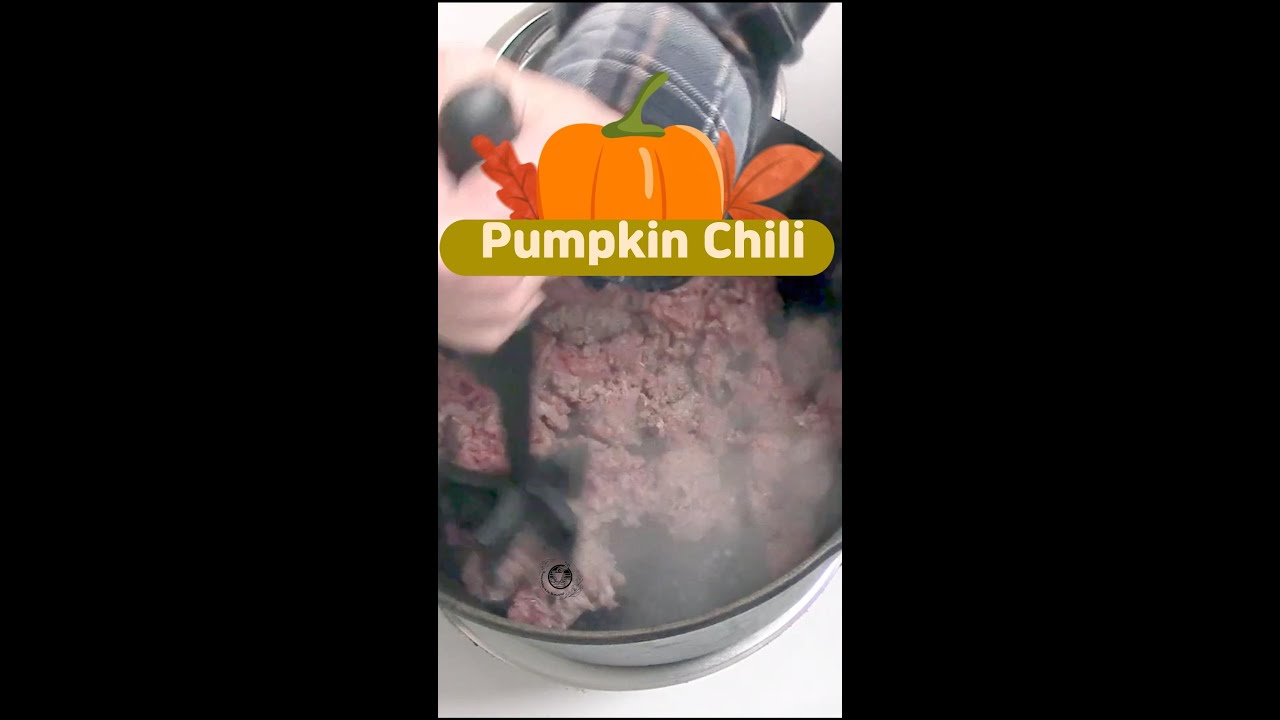 Pumpkin Chili! Cozy Fall Cooking | Homemaking on the Homestead #shorts ...