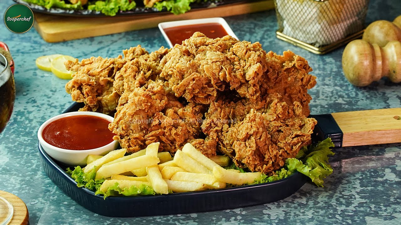 KFC Style Fried Chicken Recipe by SooperChef | Crispy Fried Chicken ...