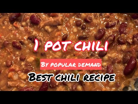 Chili- THE BEST one pot chili recipe - Chili Chili