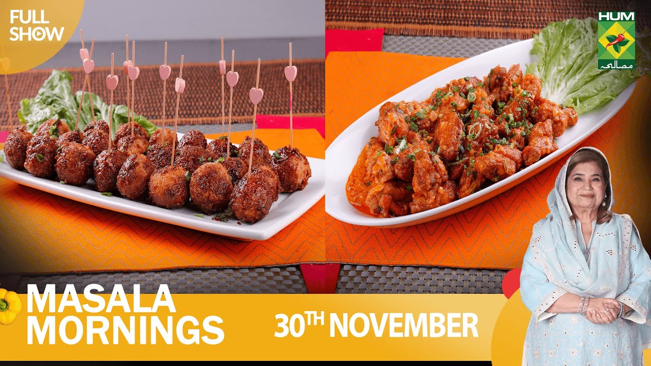 Masala Mornings - 30 Nov 2022 - Recipes: Chilli Garlic Bites & Chicken ...