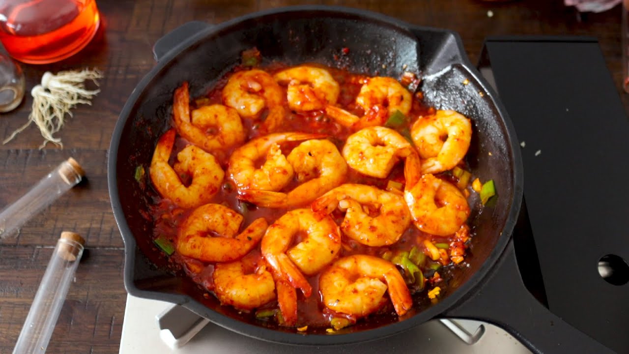 Chili Shrimp: College Survival Food - Chili Chili