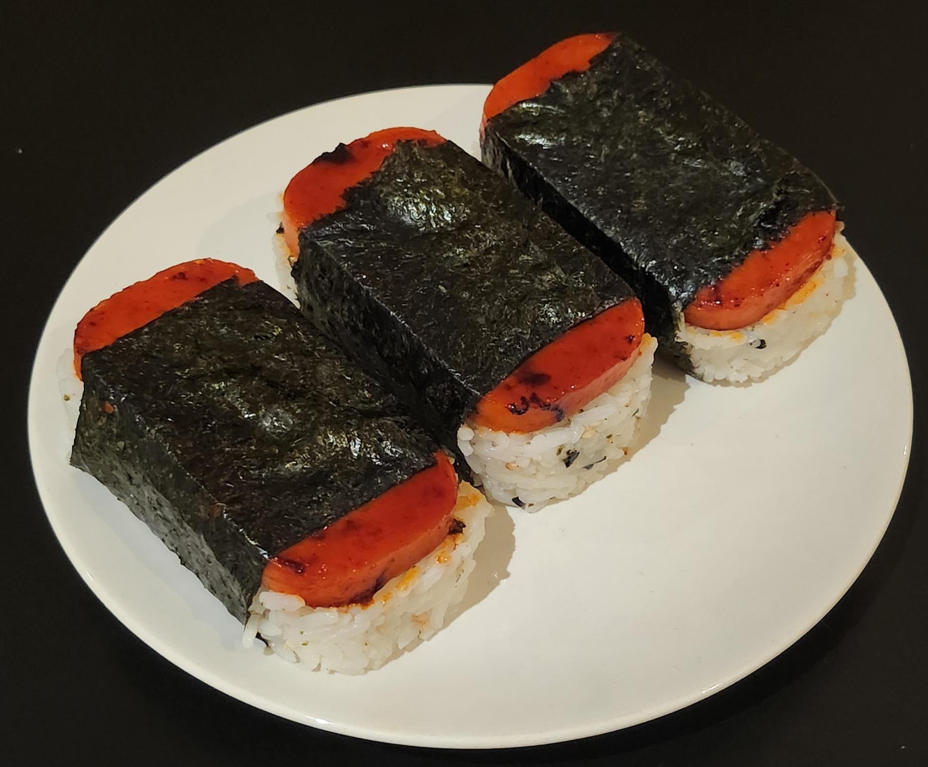 Hawaii meets Korea. Buldak Spam Musubi. - Chili Chili