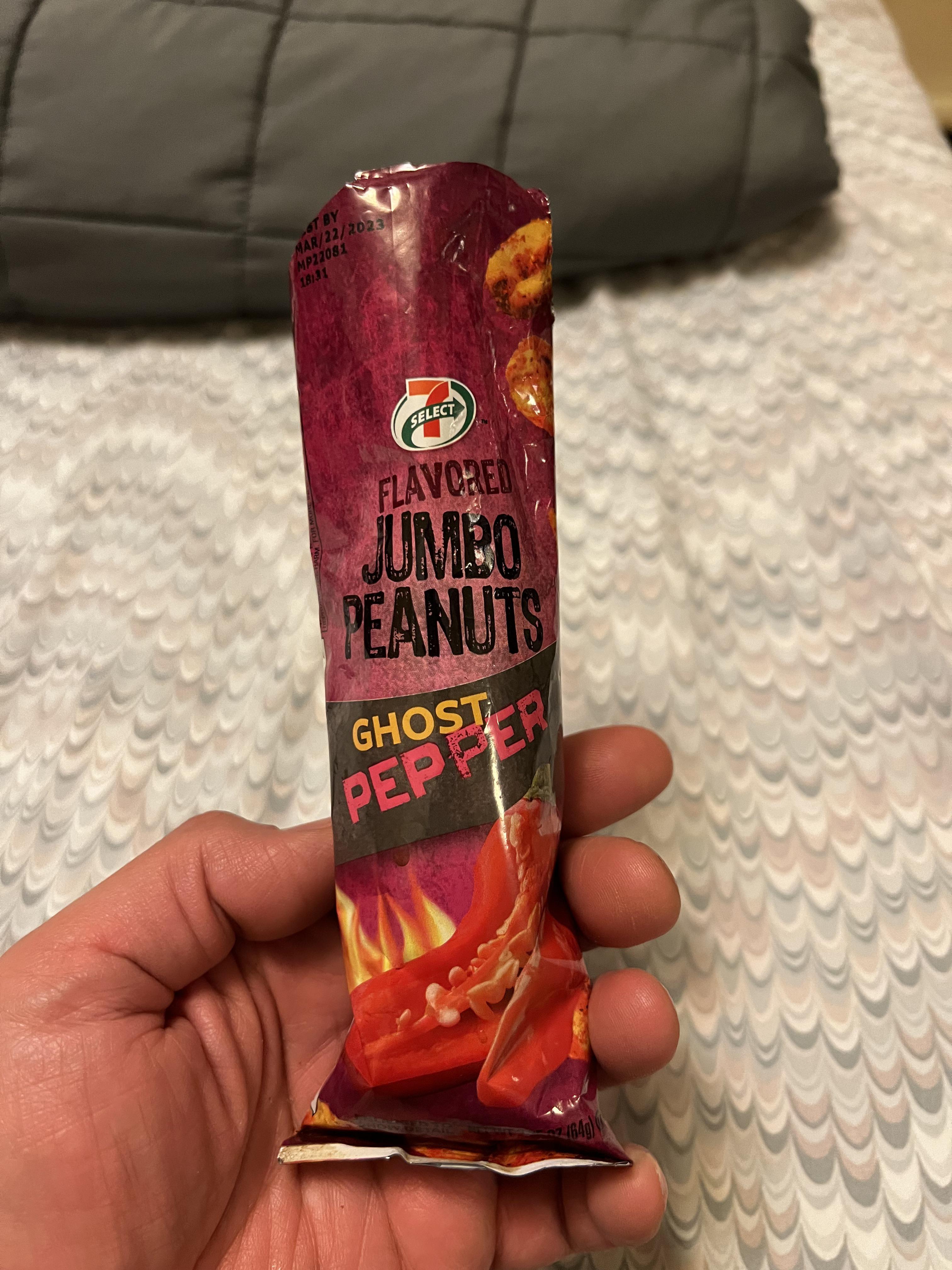 7-11 ghost pepper peanuts for the win! Great flavor and surprisingly ...
