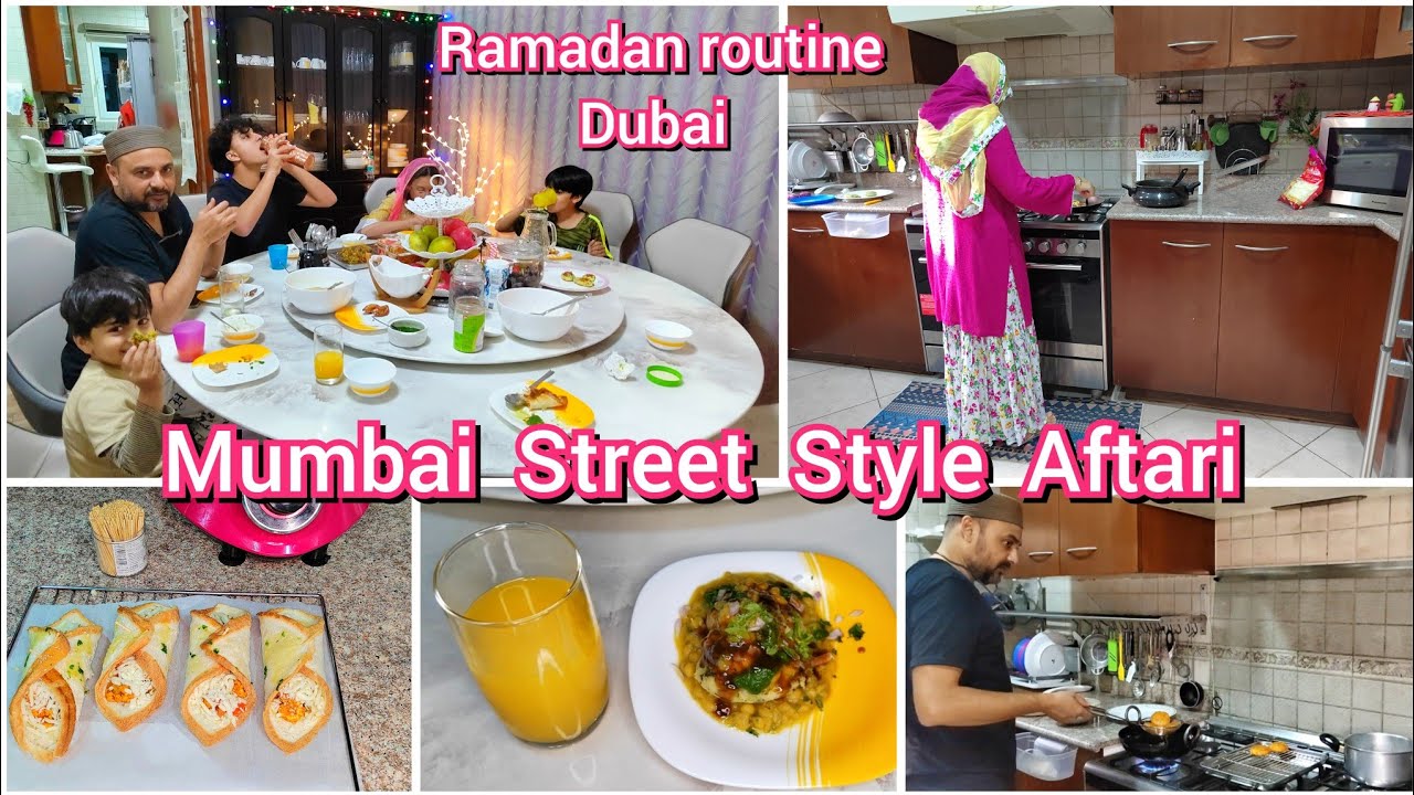 Mumbai Street Style Iftar recipe /Ramadan Morning To Evening Routine With 4 Kids. New Iftar ...