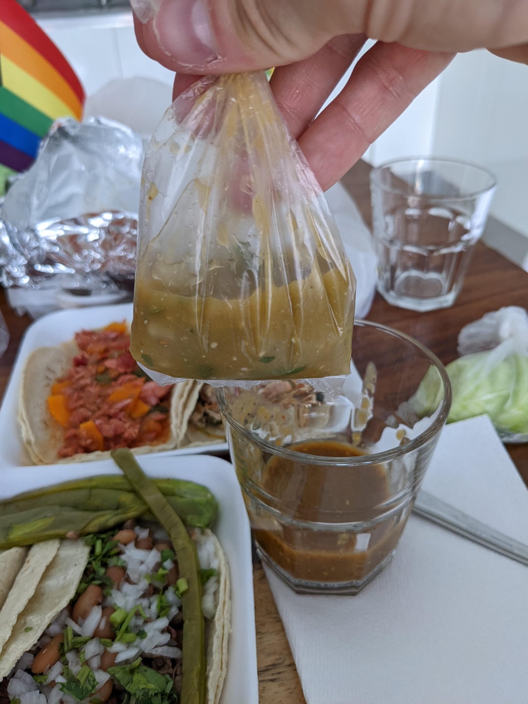 bag of salsa - we travel to see how things are different from home ...