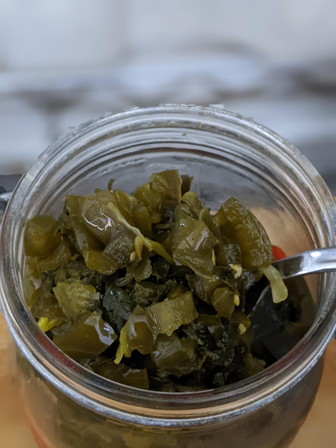 10 month foraged ramp & jalapeno sauce - Chili Chili