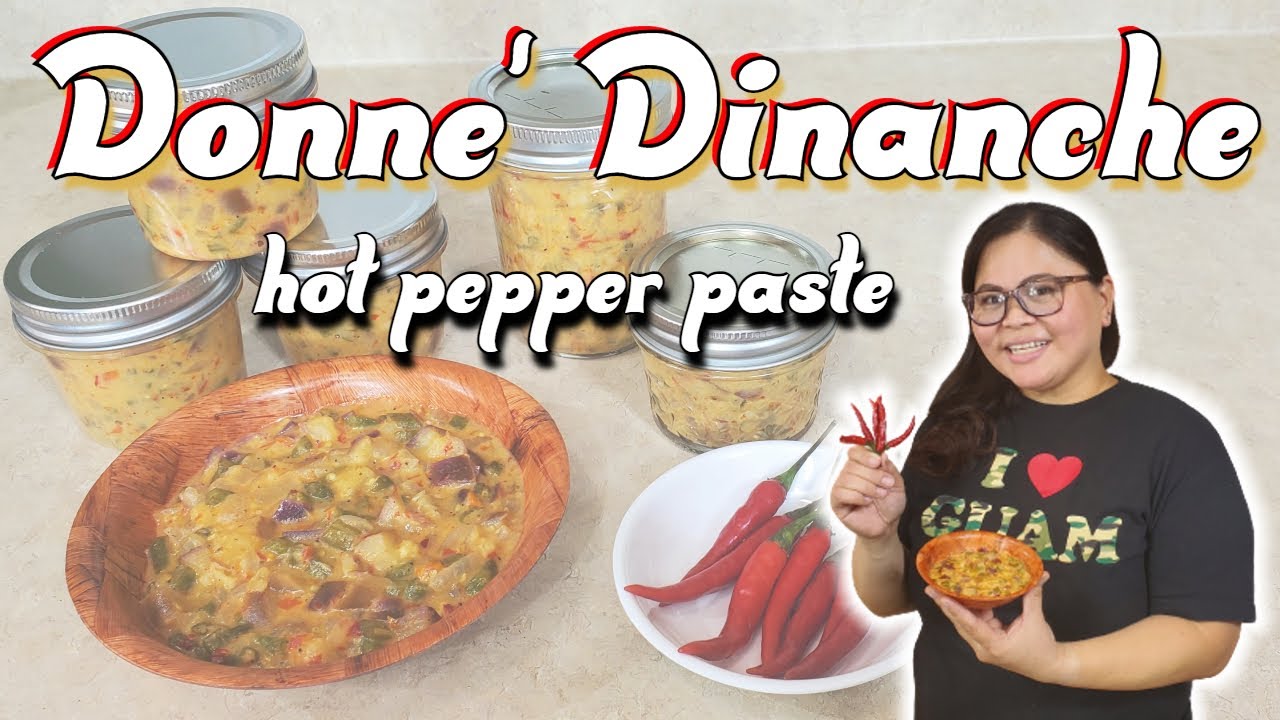Donne' Dinanche | Hot Pepper Paste | Chamorro Recipe - Chili Chili