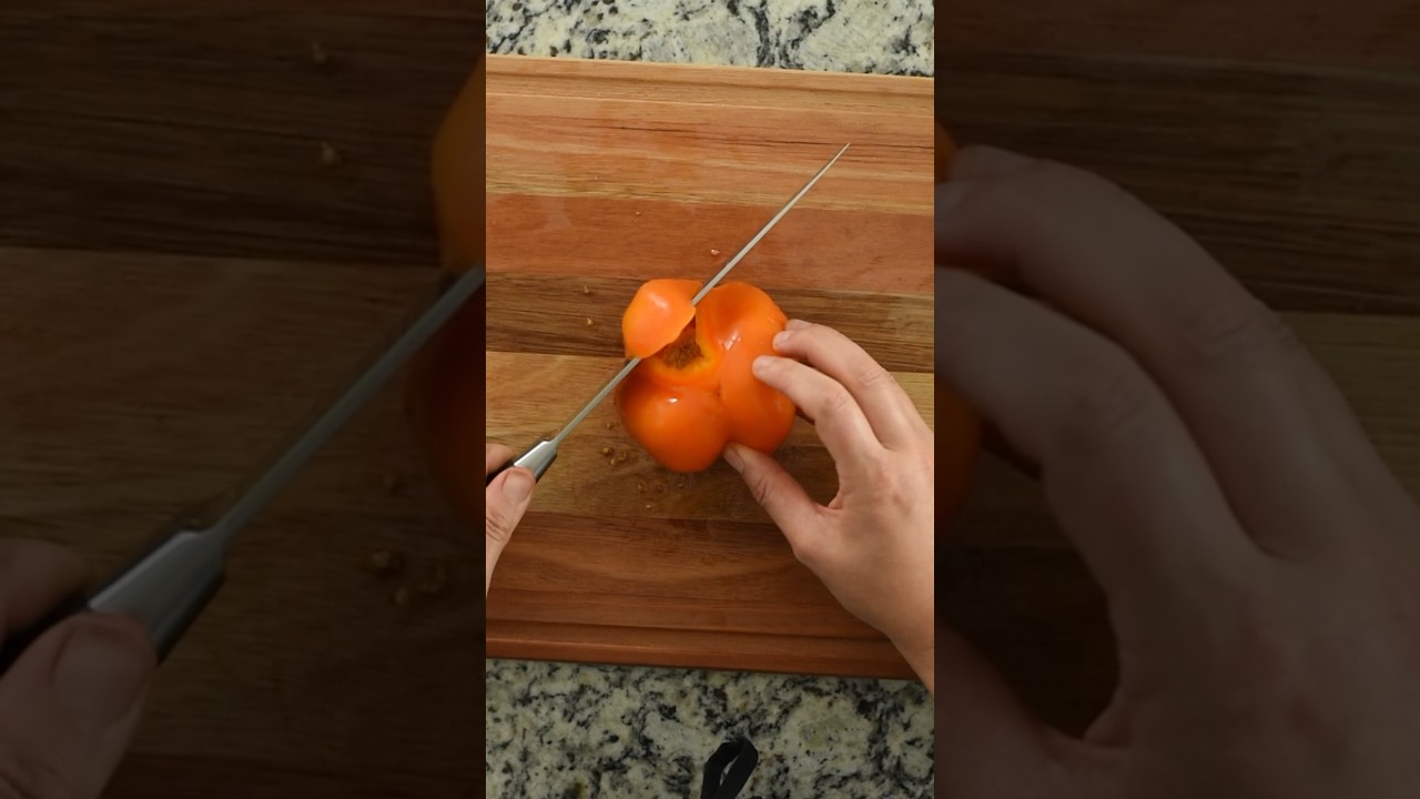 How to Cut Bell Peppers (Perfectly Cut Bell Peppers) - Chili Chili