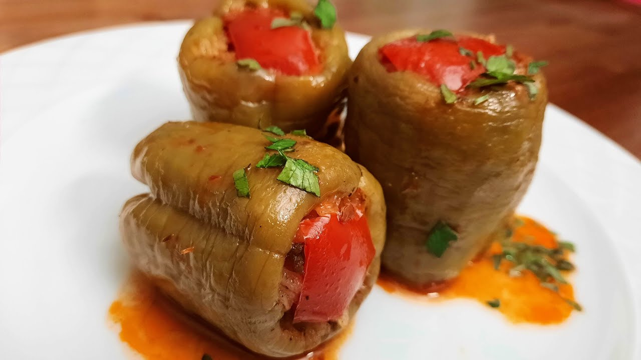 Stuffed peppers Turkish style / Dolma Recipe Real Turkish Style from ...