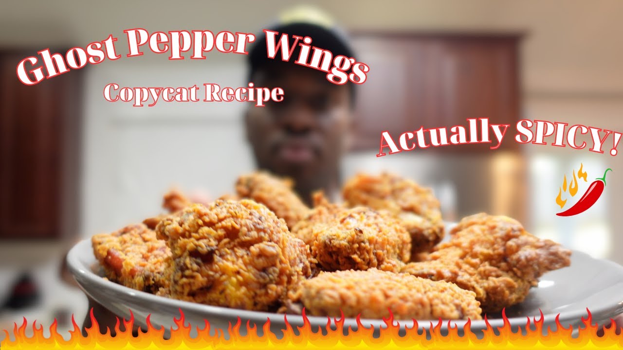 how to make SPICY GHOST PEPPER wings | Popeyes Copycat - Chili Chili