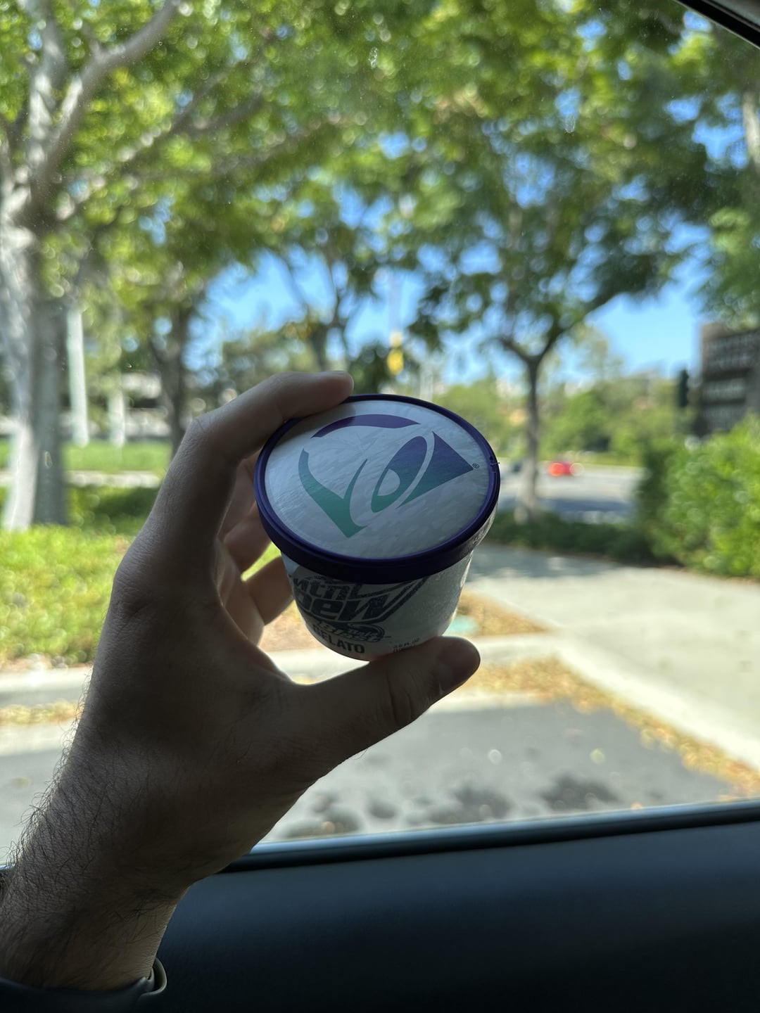 I tried the Baja Blast Gelato. - Chili Chili