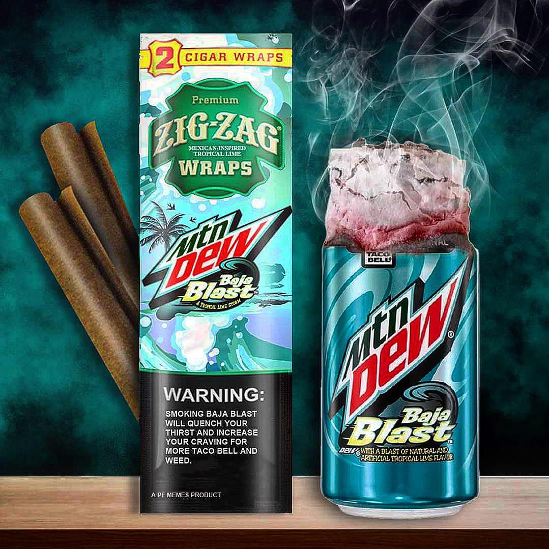 Love these Baja blast, blunt wraps - Chili Chili