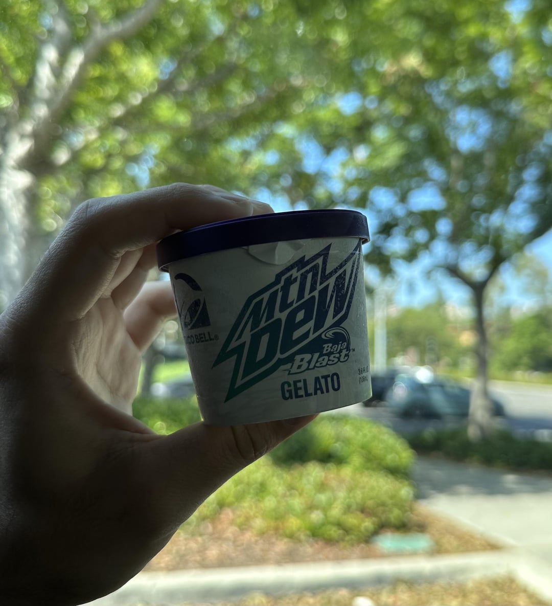 I tried the Baja Blast Gelato. - Chili Chili