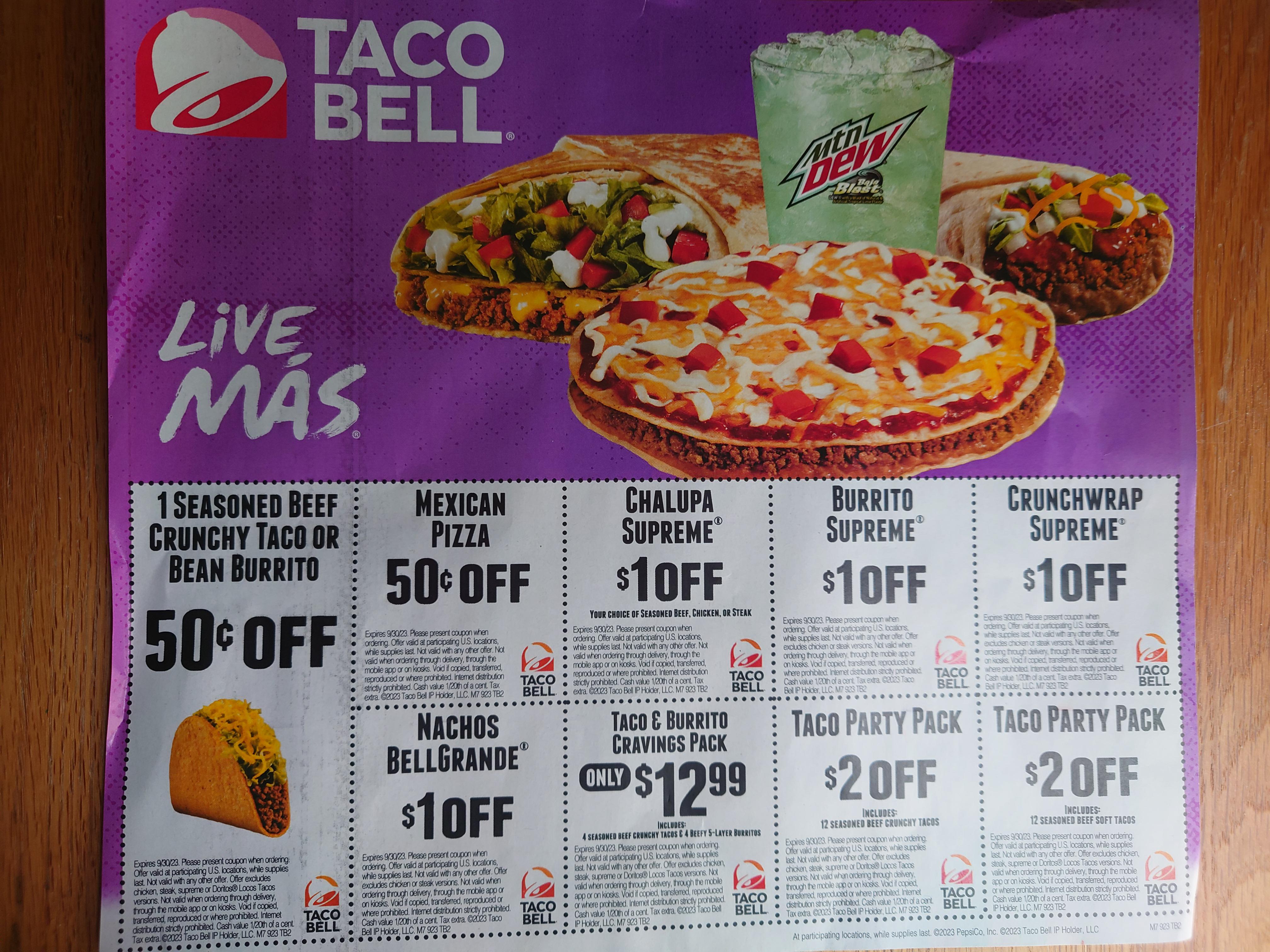 This month's coupons for Seattle area. - Chili Chili