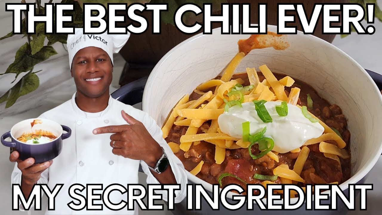 The BEST Chili EVER! (My Secret Ingredient Revealed) - Chili Chili