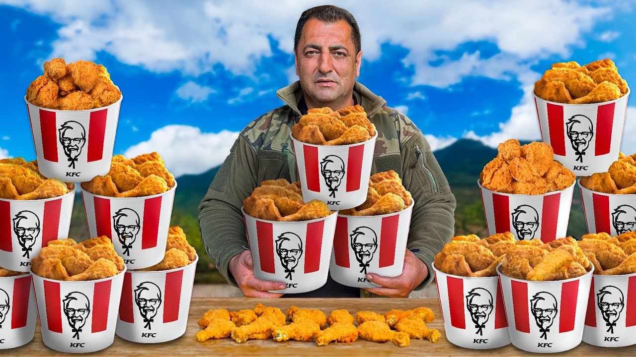 A Whole Bunch Of KFC Buckets In The Village! The Very Recipe That ...