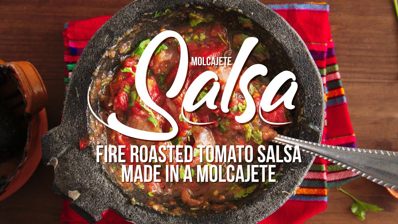 How to Make Salsa Molcajeteada | Tomato & Serrano Pepper Salsa Recipe ...