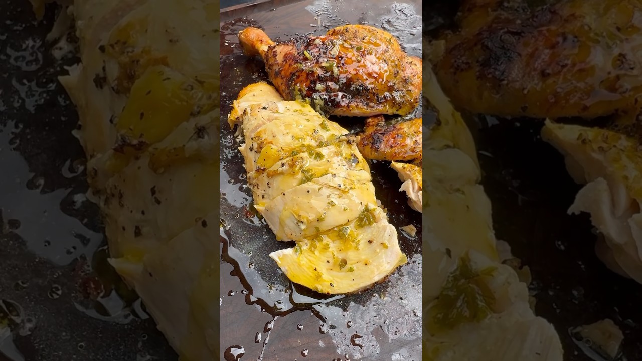 Lemon pepper half chickens - Chili Chili