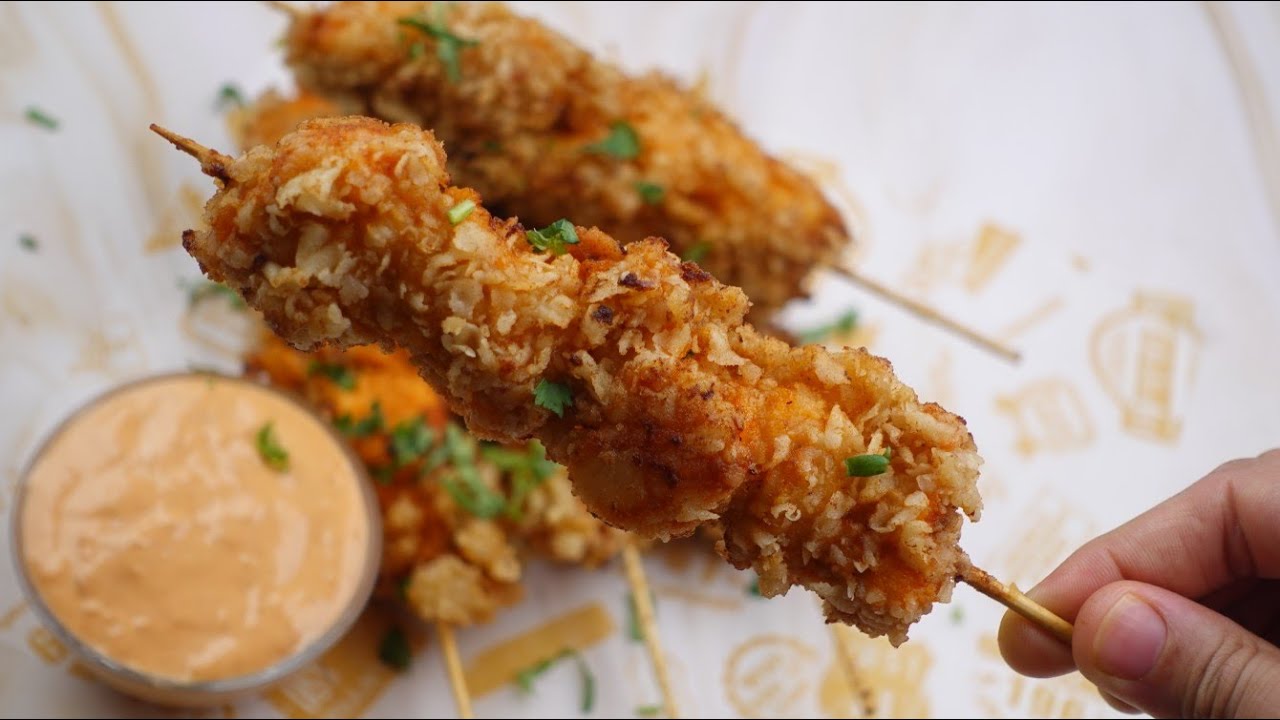 Crispy Chicken Sticks(Ramadan Special)By Recipes Of The World - Chili Chili