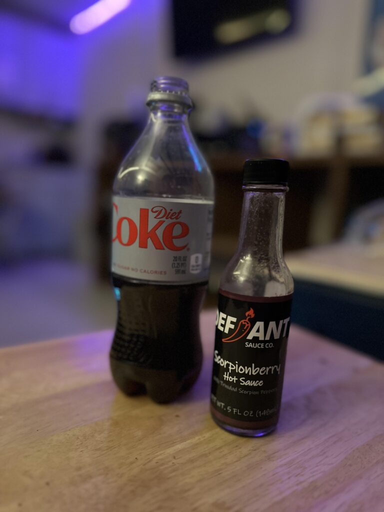 Scorpion Blueberry Diet Coke - Chili Chili