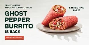 How hot is the mucho burrito ghost pepper burrito (hotter than hell ...
