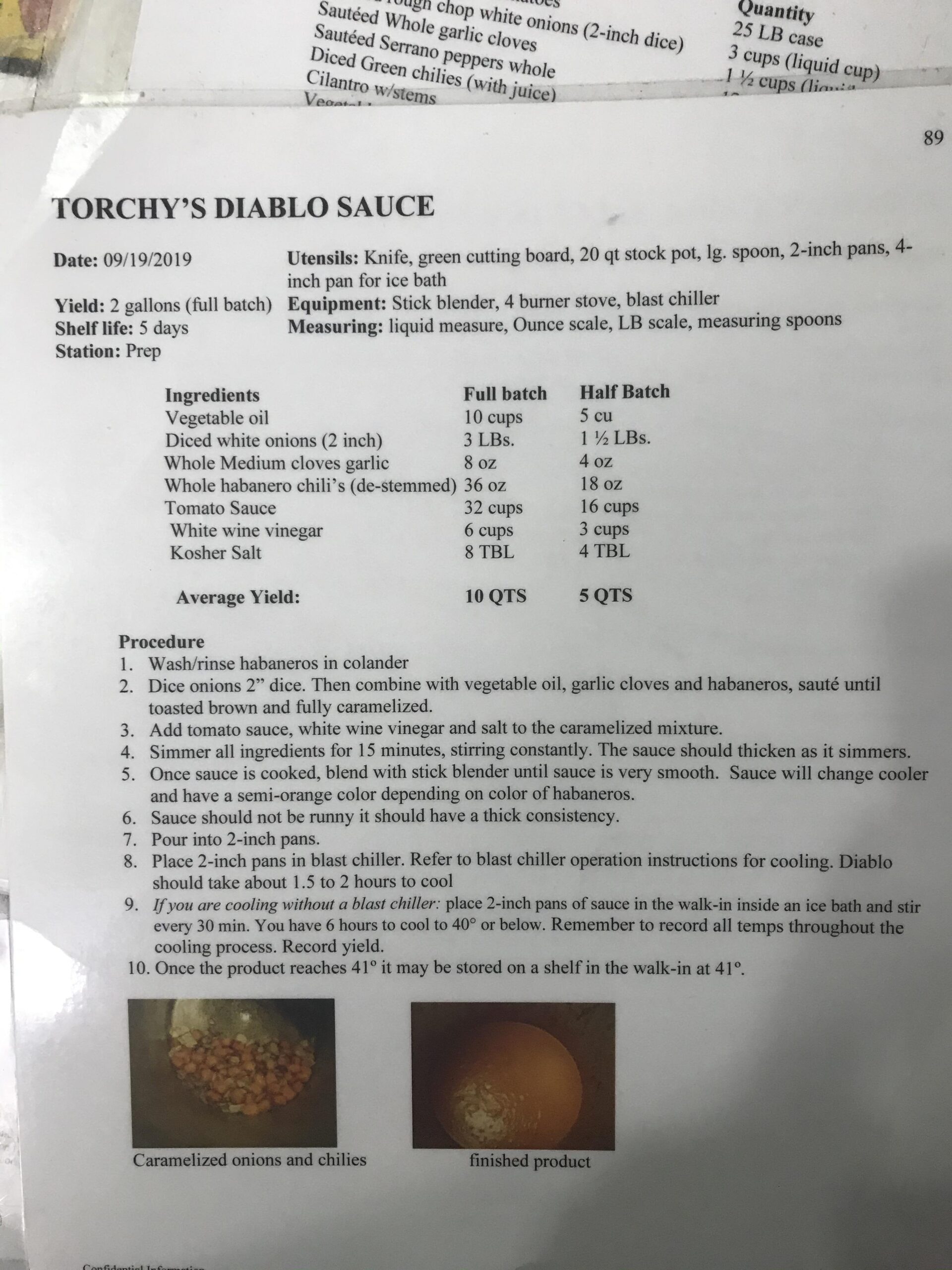 Torchys Tacos Diablo sauce recipe - Chili Chili