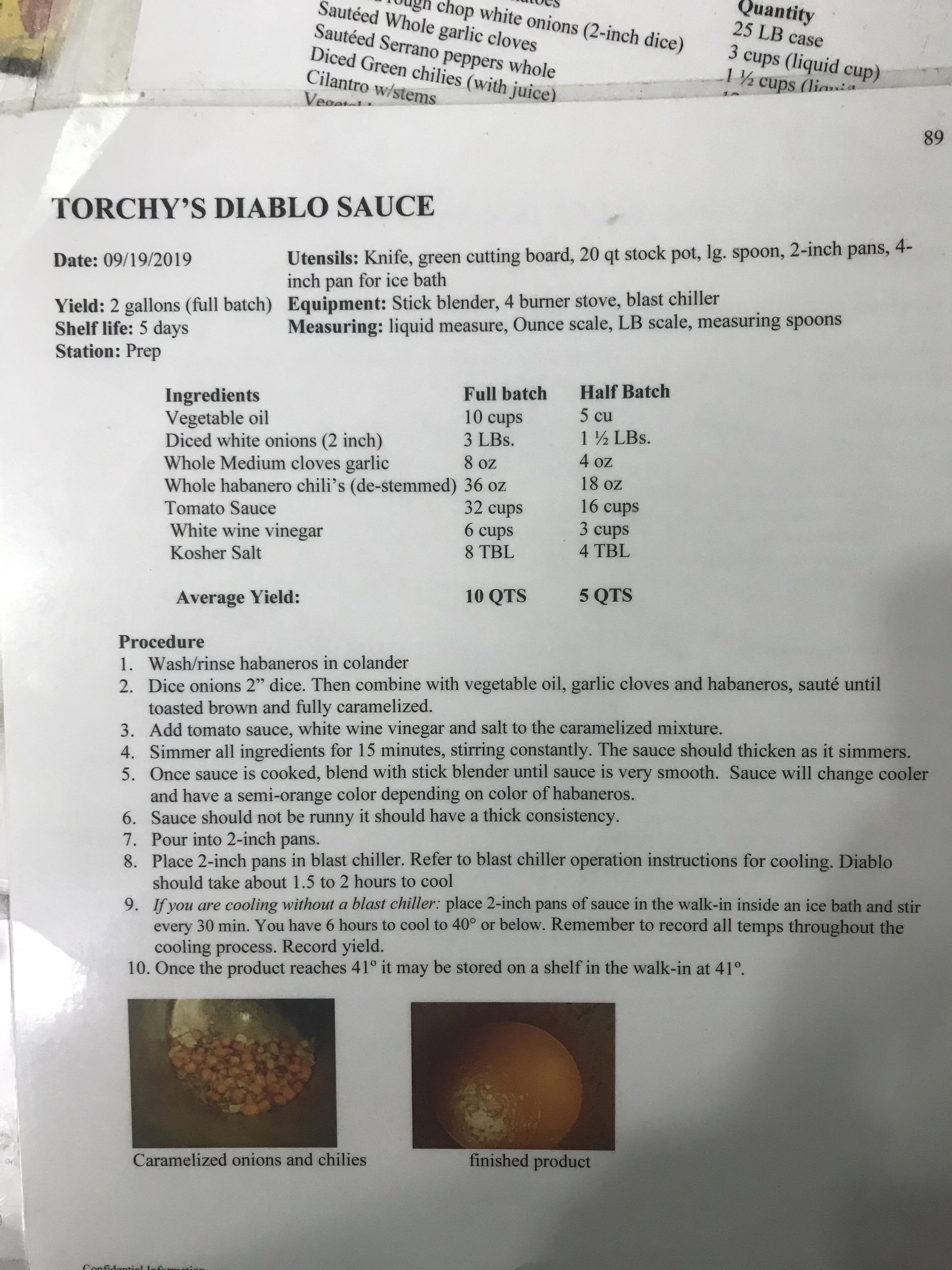 Torchys Tacos Diablo sauce recipe - Chili Chili