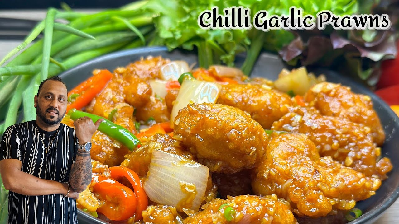 Chilli Garlic Prawns |Prawns recipe |Chilli Prawns Restaurant Style ...
