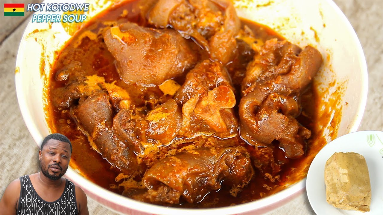 Signature Hot Kotodwe Pepper Soup Recipe || Delicious Ghanaian Hot ...
